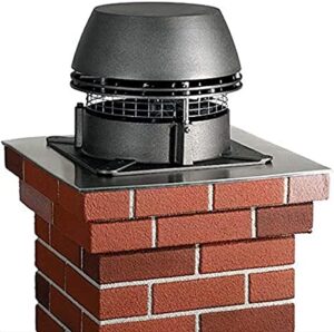 Chimney Exhaust Fan Install | Prevent Fireplace Back Puffing